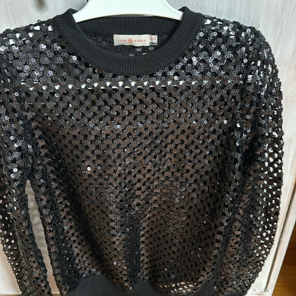 Tory Burch | Sweaters | Tory Burch Nwot Sequin Top | Poshmark